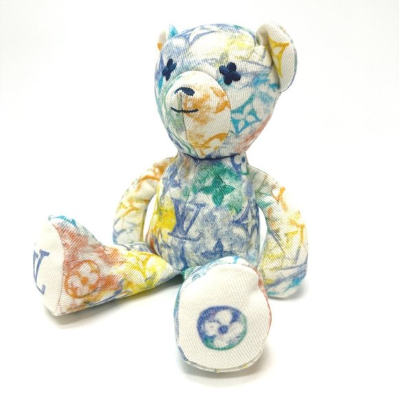 Louis Vuitton | Other | Louis Vuitton Gi502 Teddy Bear Monogram Pastel ...